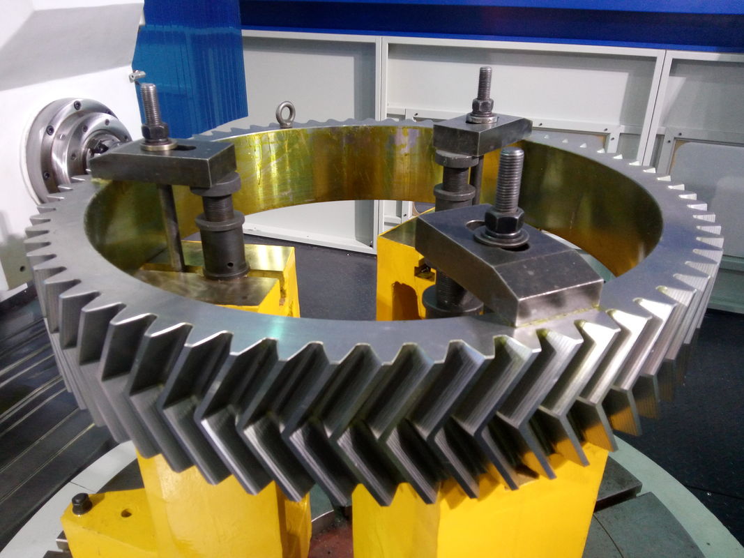 Custom Herringbone Gears for Rolling Mills - No Central Gap